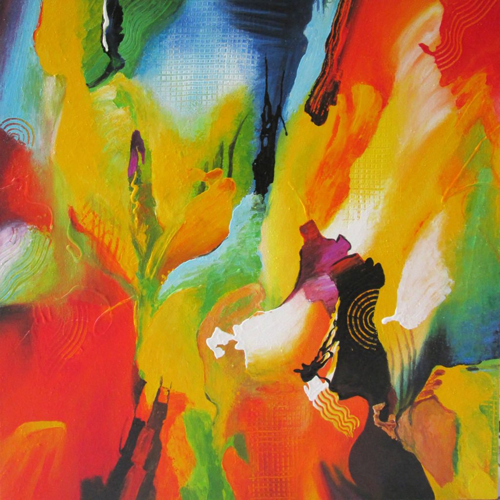 V36 Vibrant | abstract art, interior art, artwork, hand painted artwork ...